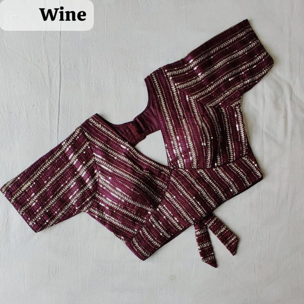 Sabyasachi Neck Blouse - Silk Bazaar