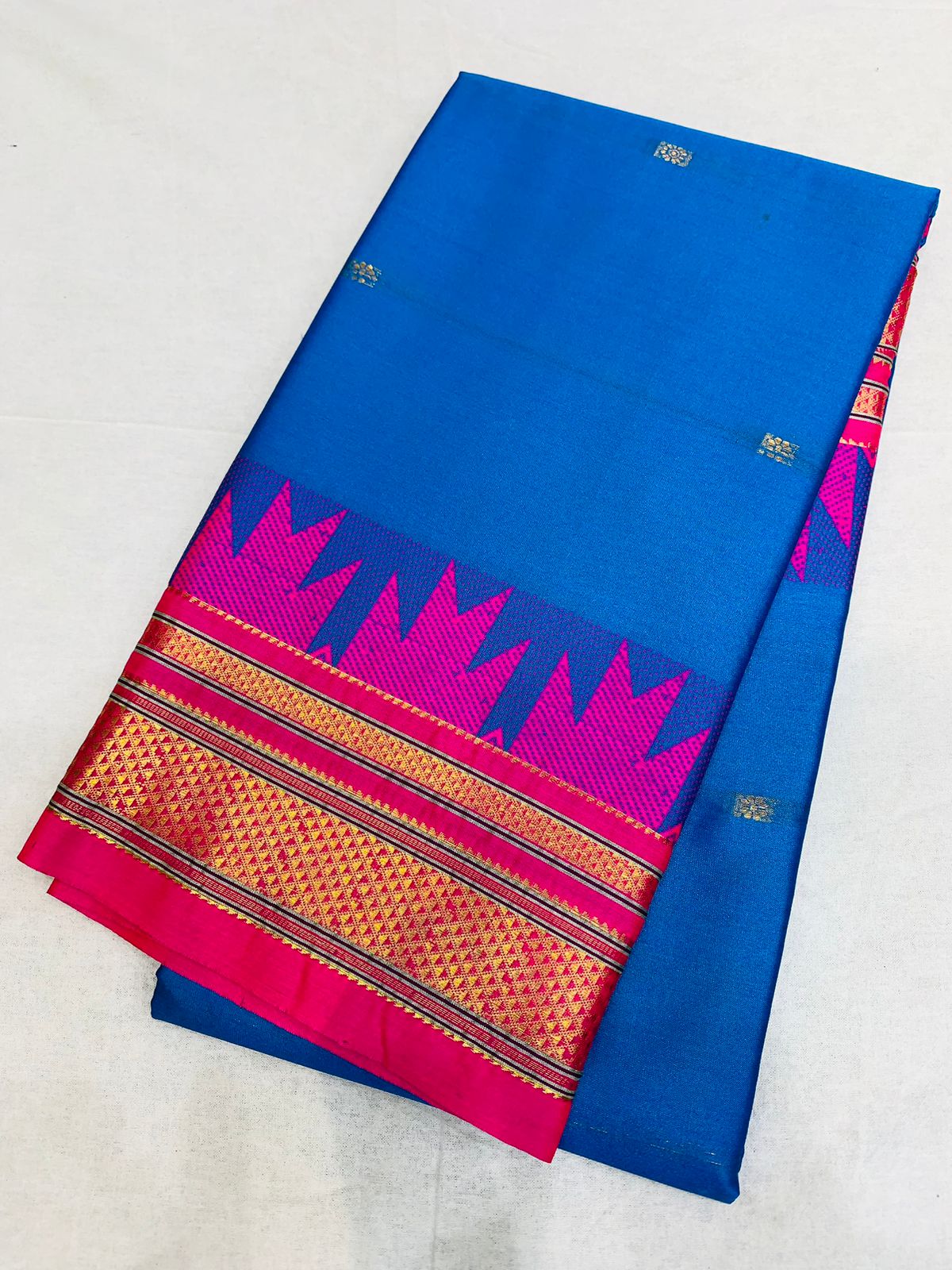 Temple Paithani Silk - Silk Bazaar
